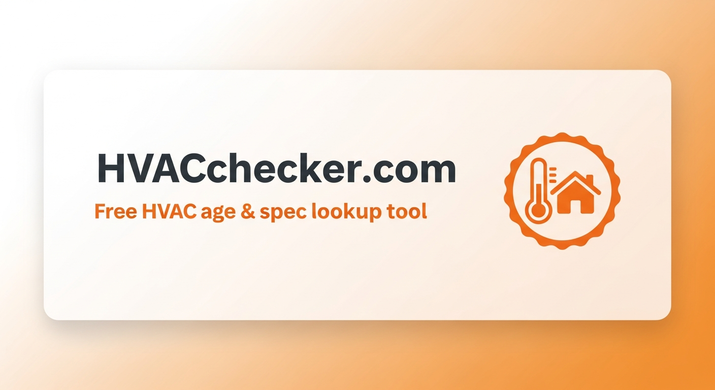 Nordyne HVAC Age Lookup by Serial Number